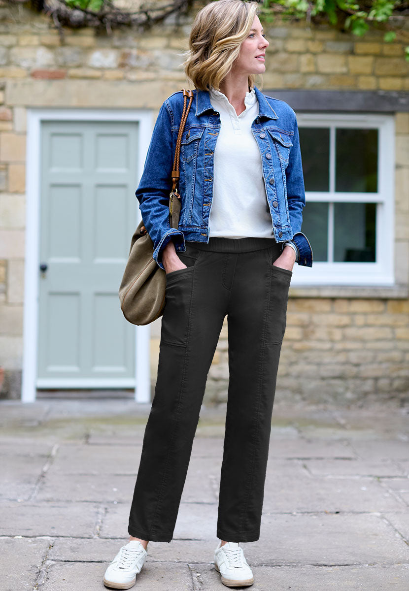 Toni Suki Tapered Trouser - BLCk – Bella di Notte